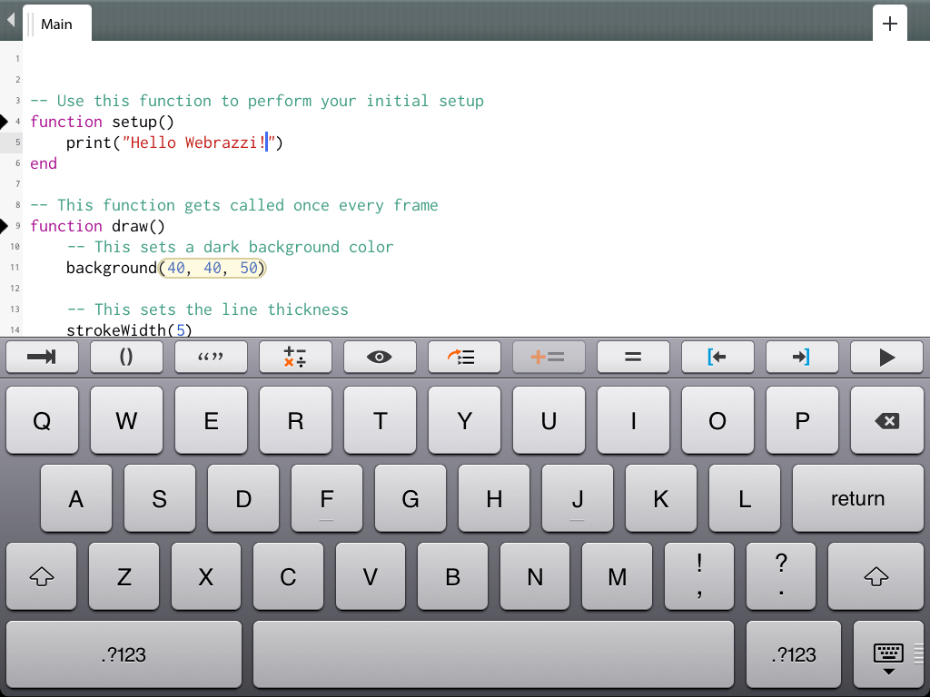 iPad için deneysel oyun geliştirme projesi: Codea - Webrazzi