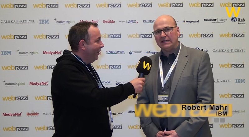 IBM'in Orta ve Doğu Avrupa Akıllı Ticaret Takım Lideri Robert Mahr ile ...