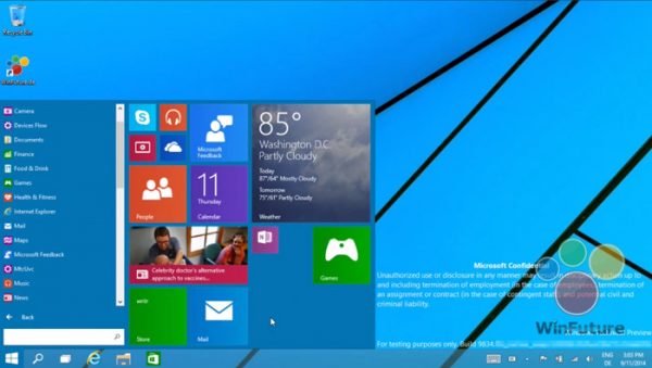 Microsoft'un yeni işletim sistemi Windows 9'un ilk görüntüleri sızdı ...