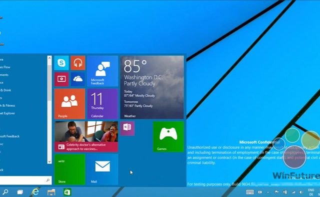 Microsoft'un yeni işletim sistemi Windows 9'un ilk görüntüleri sızdı ...