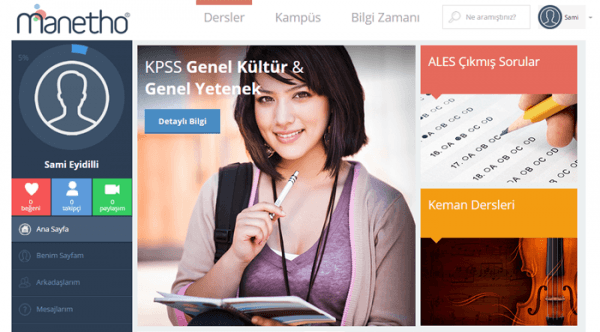 Sosyal ve online eğitim platformu girişimi: Manetho.com - Webrazzi