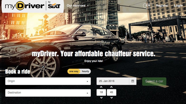 Şoförlü araç çağırma uygulaması MyDriver by Sixt Türkiye'ye geliyor ...