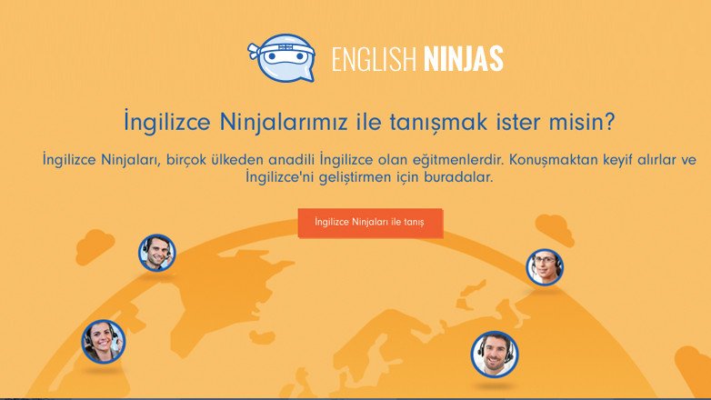 English Ninjas: Yabancı eğitmenlerle konuşarak İngilizce öğrenin - Webrazzi