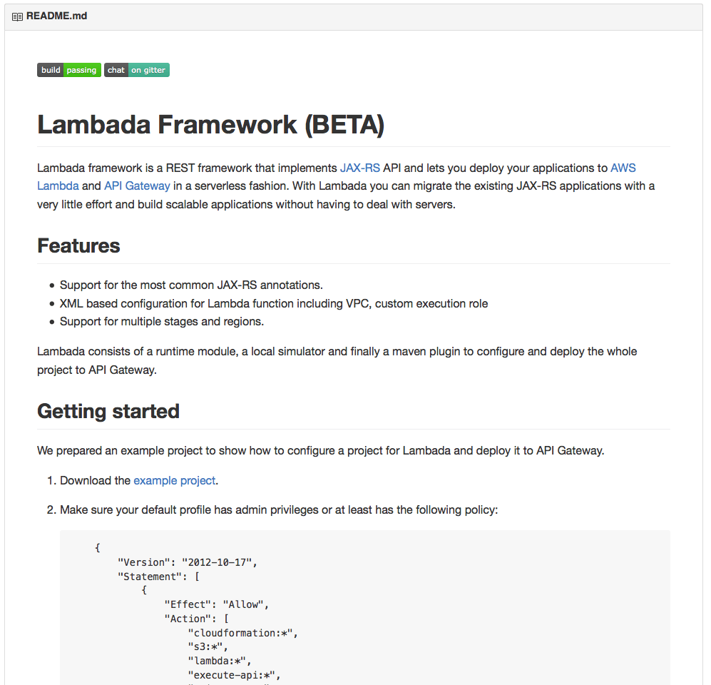 Lambada Framework, Java'yla geliştirilen REST API'ların kolayca AWS'ye aktarımını sağlıyor ...