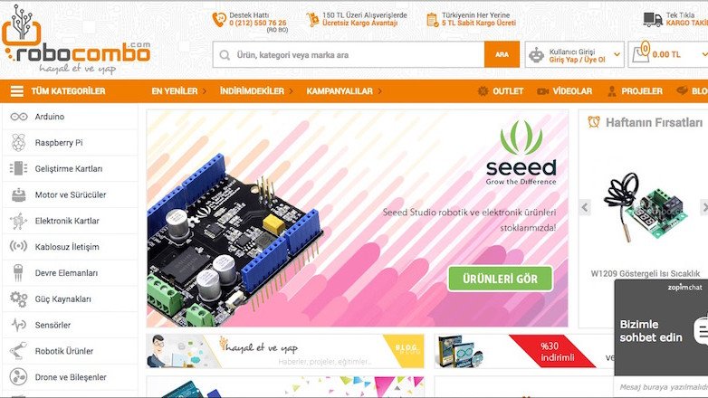 Robocombo Türkiye'de kendin yap topluluğunun sanal IKEA'sı olmaya aday ...