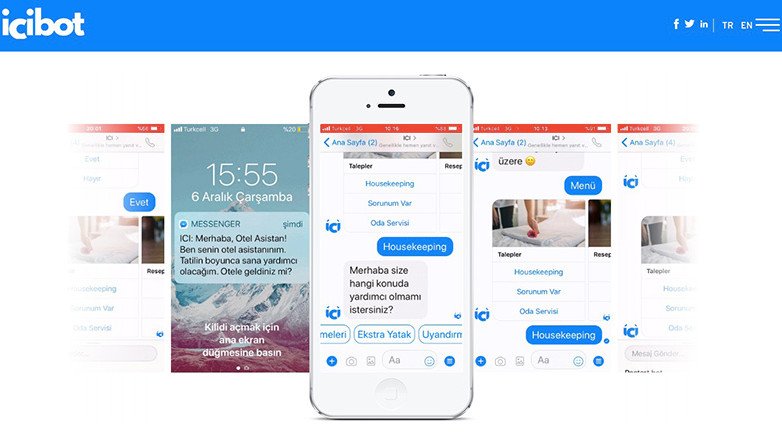 Oteller için yapay zeka destekli chatbot: İcibot - Webrazzi