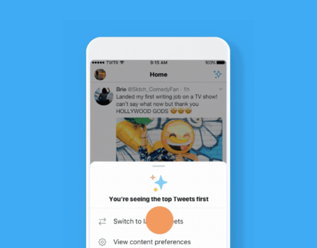Twitter tests new button to switch tweet order - Webrazzi