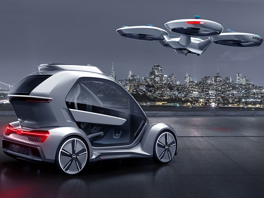 Audi, Airbus ve Italdesign konsorsiyumu otonom uçan taksisini tanıttı ...