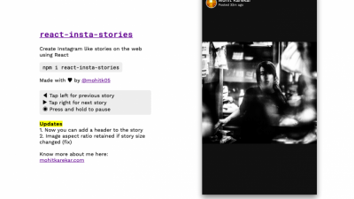 React Insta Stories ile web sitenize Hikayeler özelliği ekleyin - Webrazzi