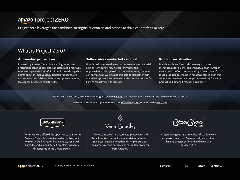 Amazon'dan taklit ürünleri tespit eden program: Project Zero - Webrazzi