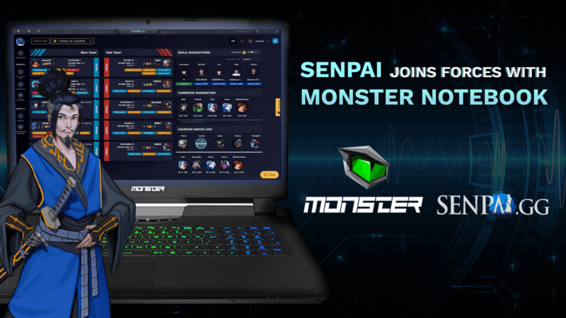 SenpAI.GG, Monster Notebook iş birliği ile son kullanıcıya ulaşacak ...