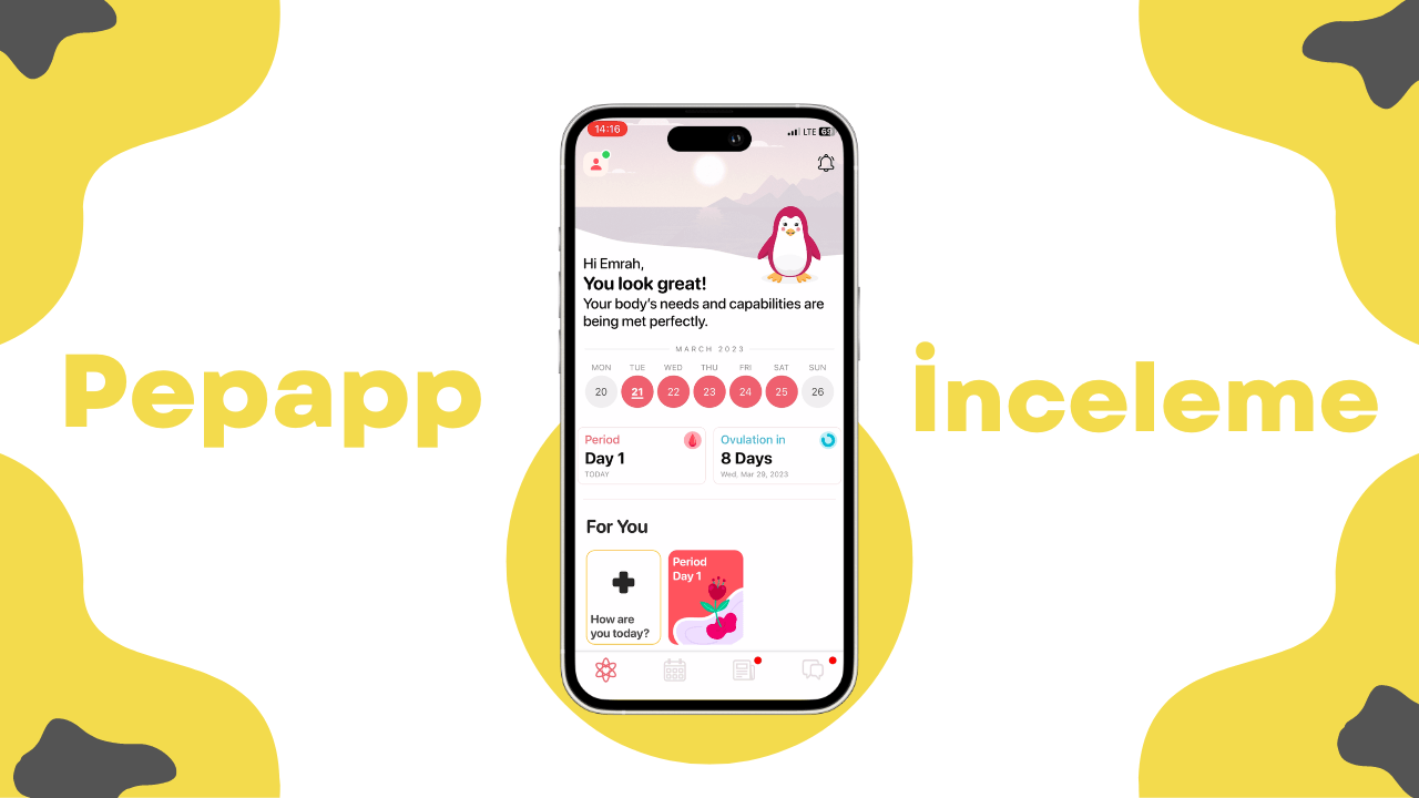 Kadın sağlığına odaklanan mobil uygulama: Pepapp | Uygulama inceleme ...